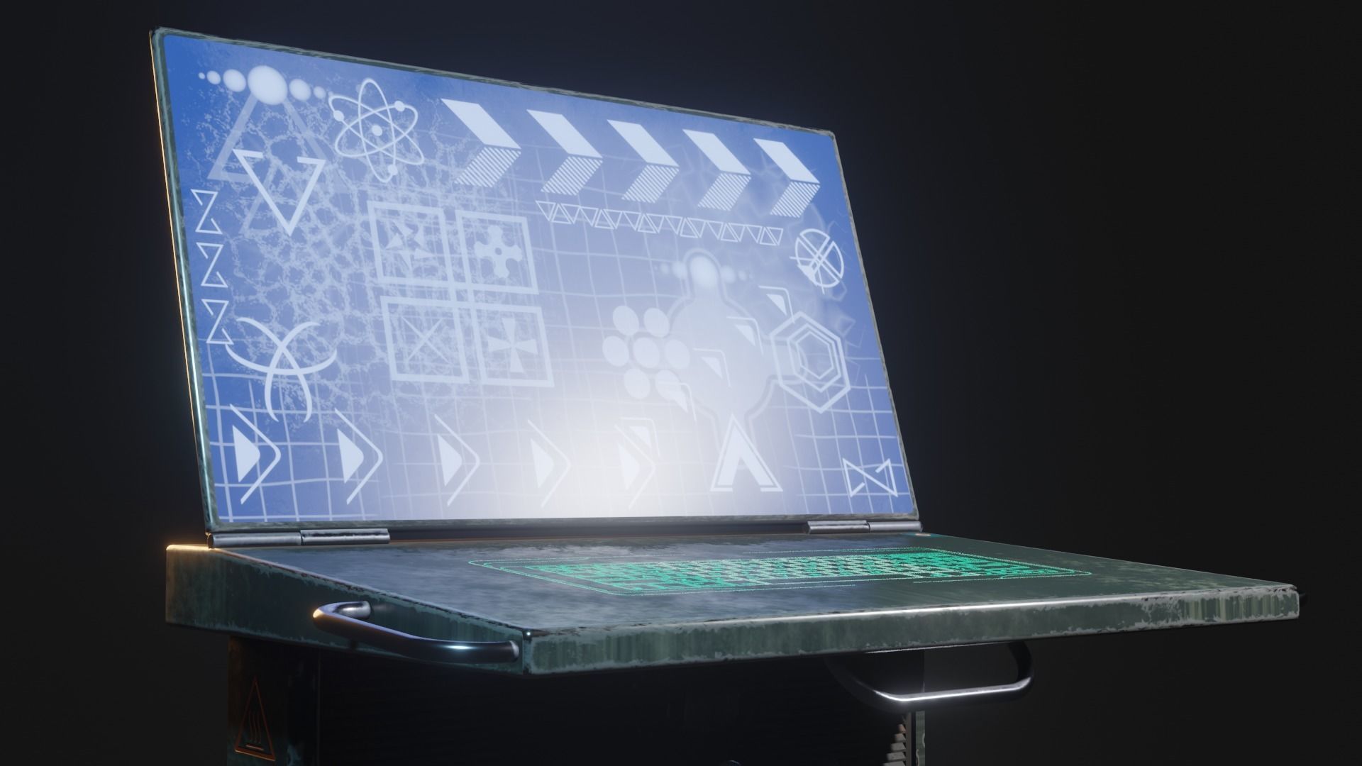 3D model Scifi Console VR / AR / low-poly | CGTrader