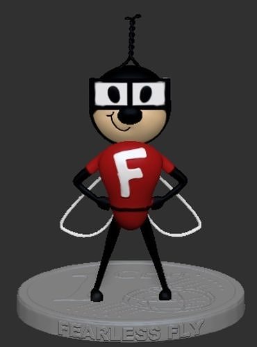 FEARLESS FLY 3D model 3D printable | CGTrader