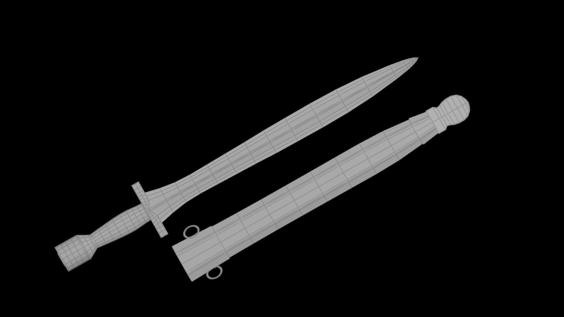 Xiphos - Greek Sword 3D model | CGTrader