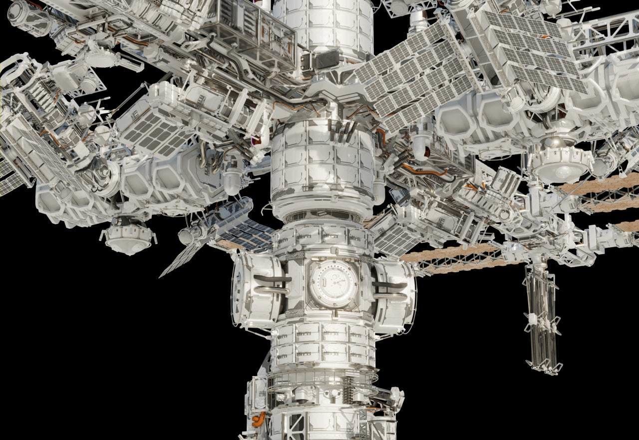 Space station 3D model rigged | CGTrader