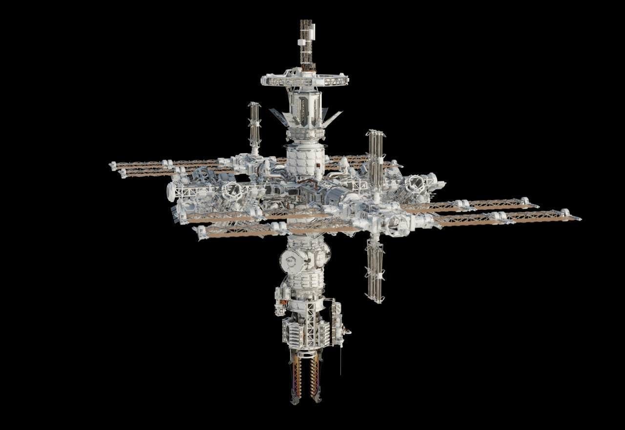 Space station 3D model rigged | CGTrader