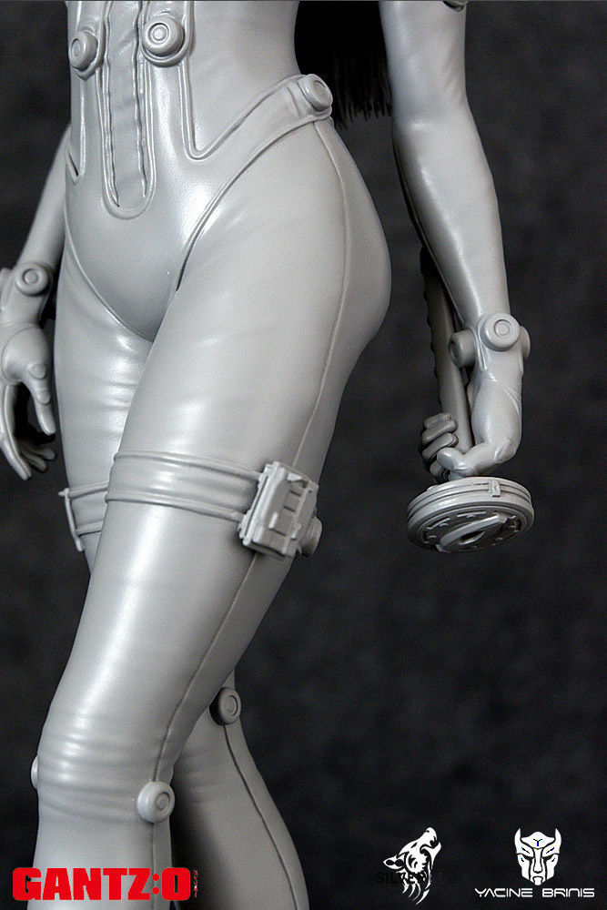 Gantz 3D Model statue of woman holding sword 3D model 3D printable | CGTrader