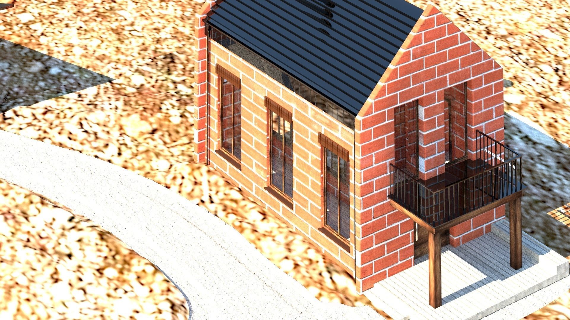 Country House 3D model | CGTrader