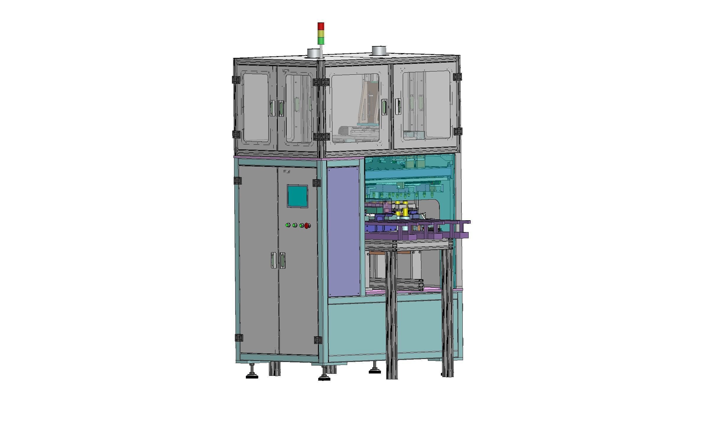 Circular lithium battery cleaning equipment 3D model | CGTrader