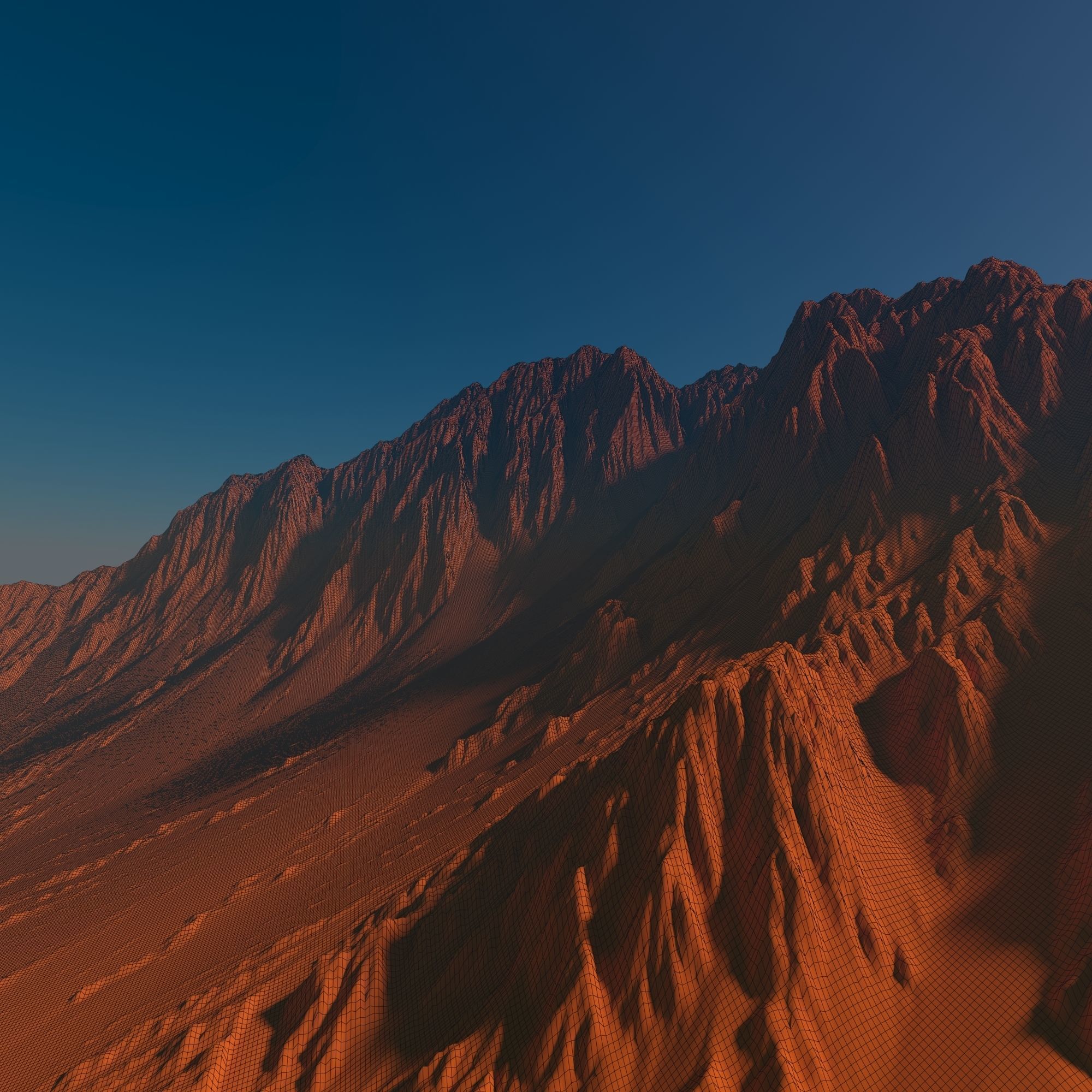 Mountains snow n3 3D model | CGTrader