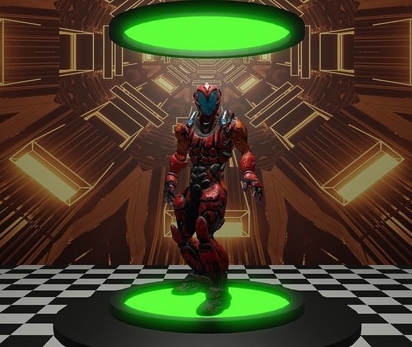 3D model Cyber Venom VR / AR / low-poly | CGTrader