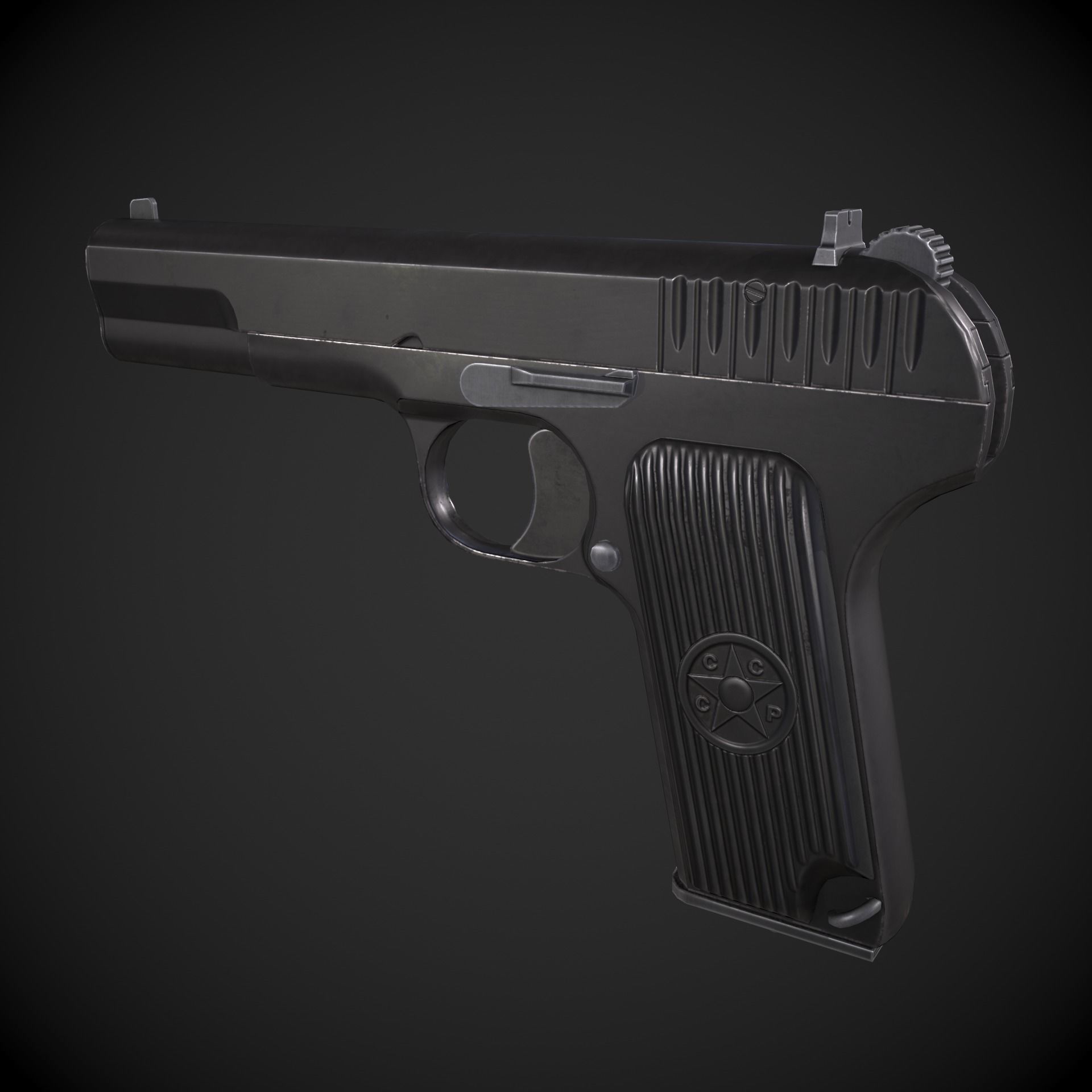 3D model TT-33 Tokarev Pistol VR / AR / low-poly | CGTrader