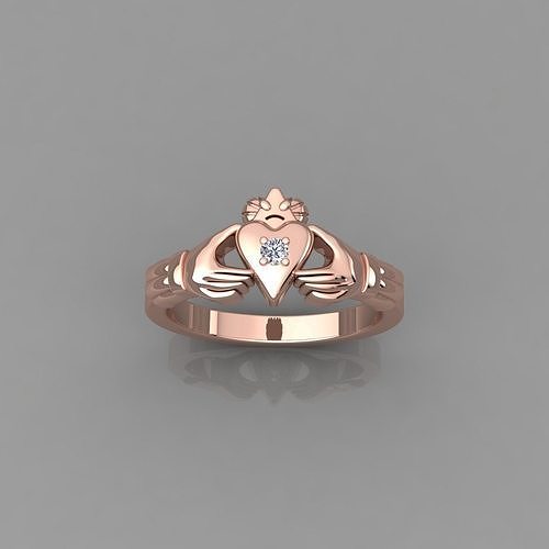 Hand Ring 3d Model and Render 3D model 3D printable | CGTrader