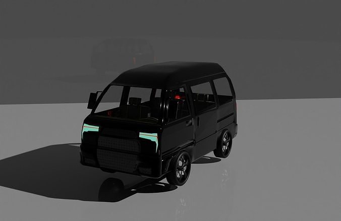 DAMAS van 3D model | CGTrader