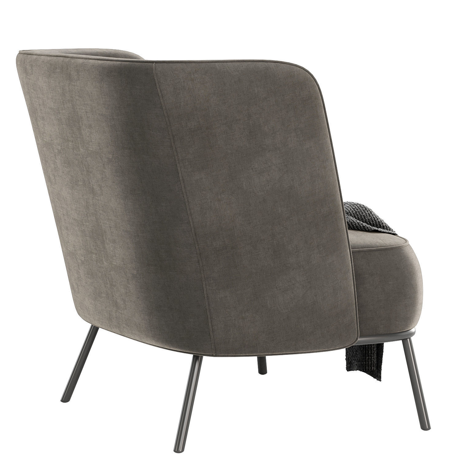Offecct SHIFT HIGH High-back fabric armchair 3D model | CGTrader