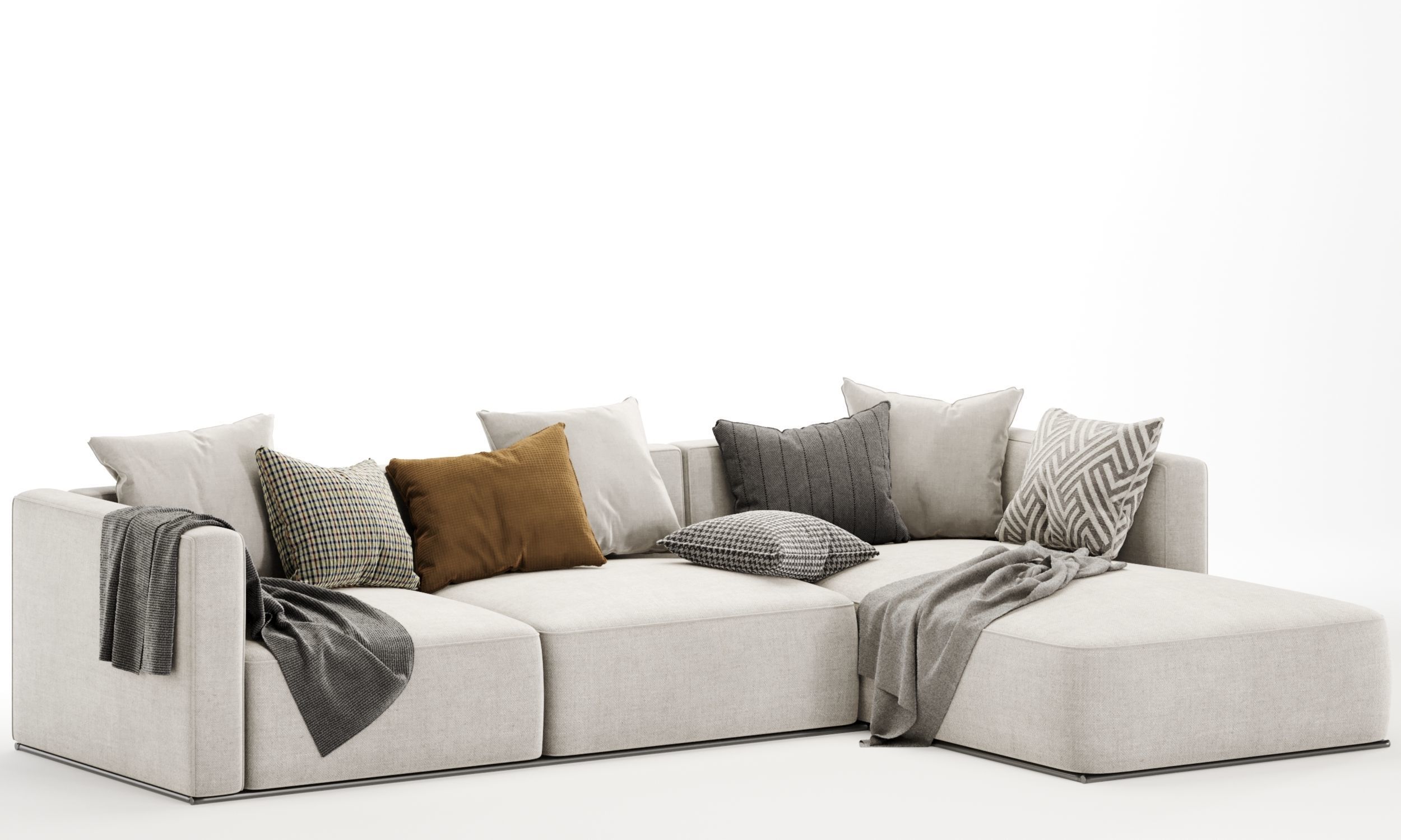 shangai sofa by poliform 3D model | CGTrader