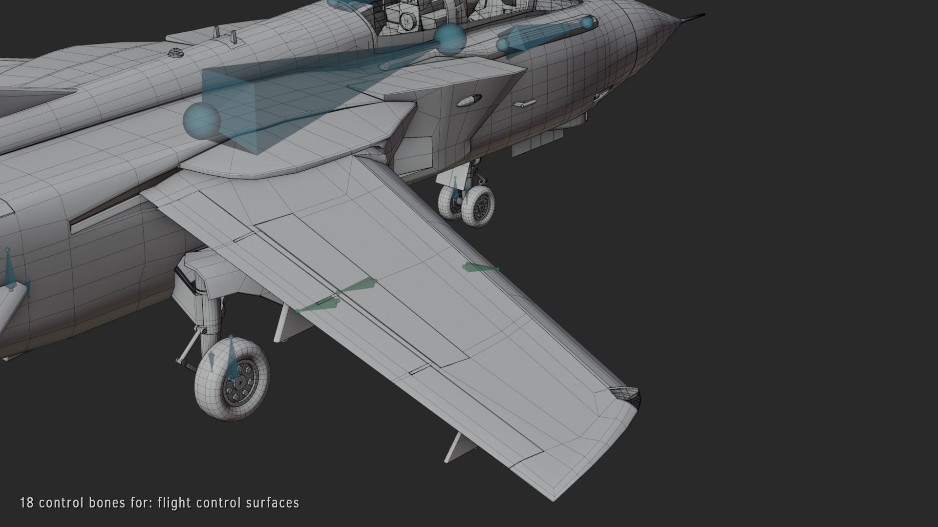 Panavia Tornado IDS GR1 3D model animated rigged | CGTrader