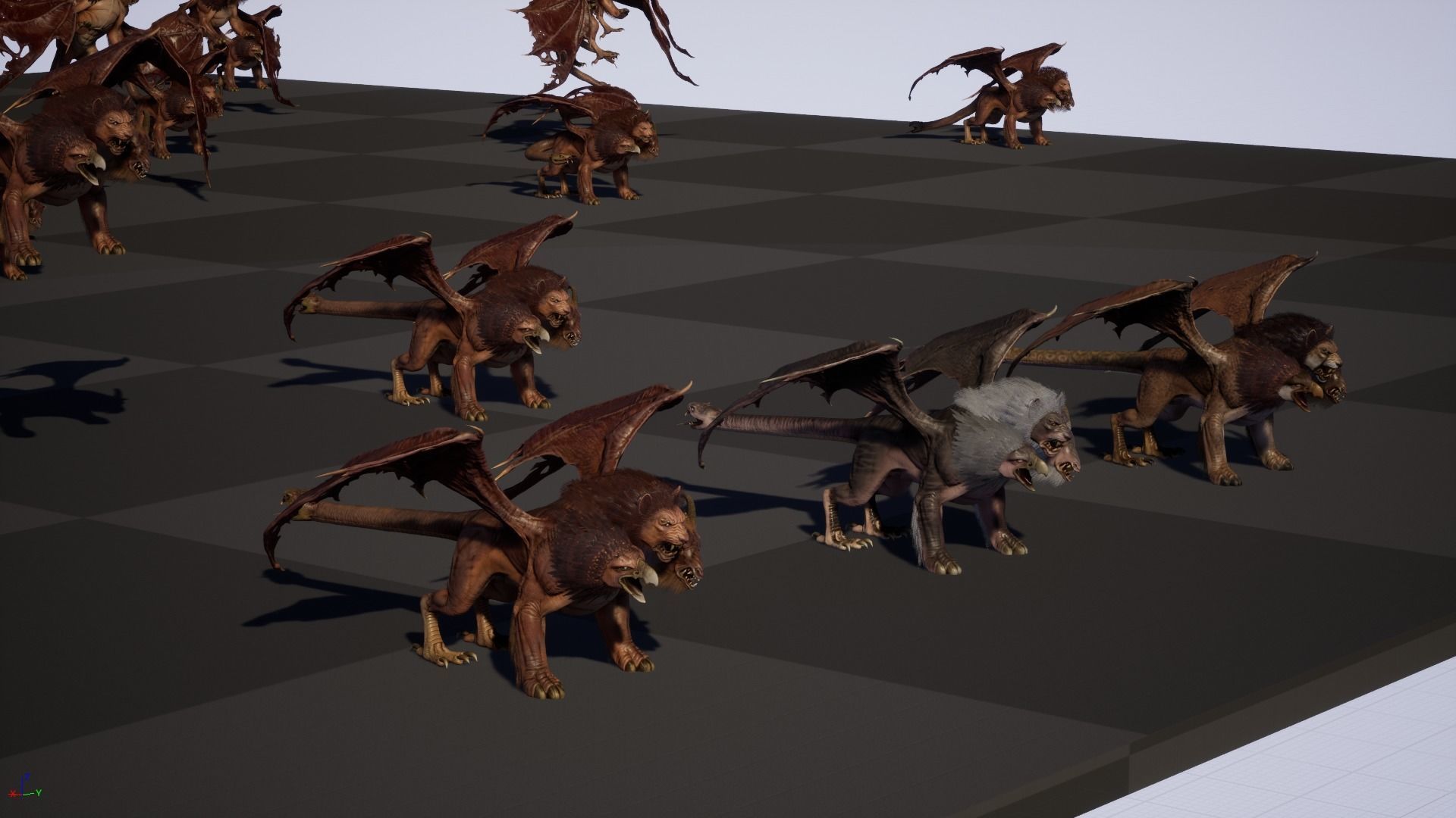 3D model Chimera VR / AR / low-poly | CGTrader