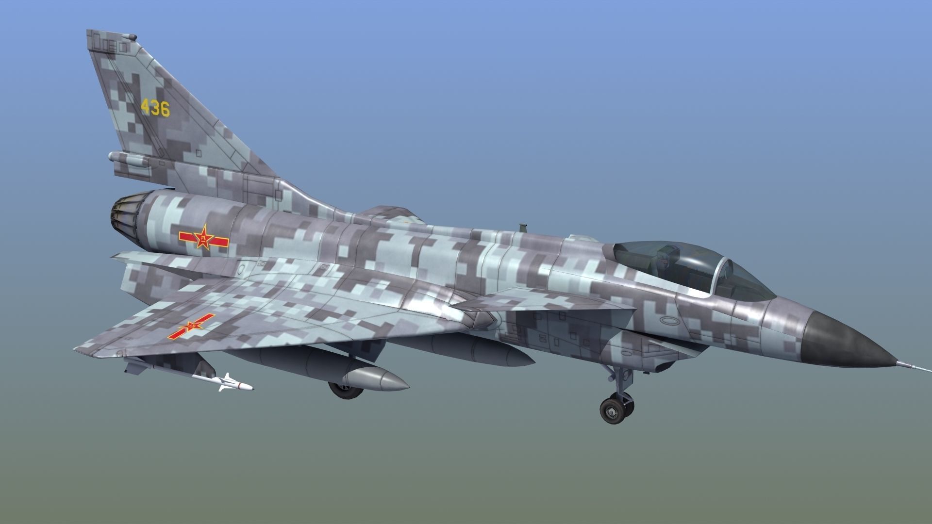 Chengdu J-10 Firebird 3D model | CGTrader