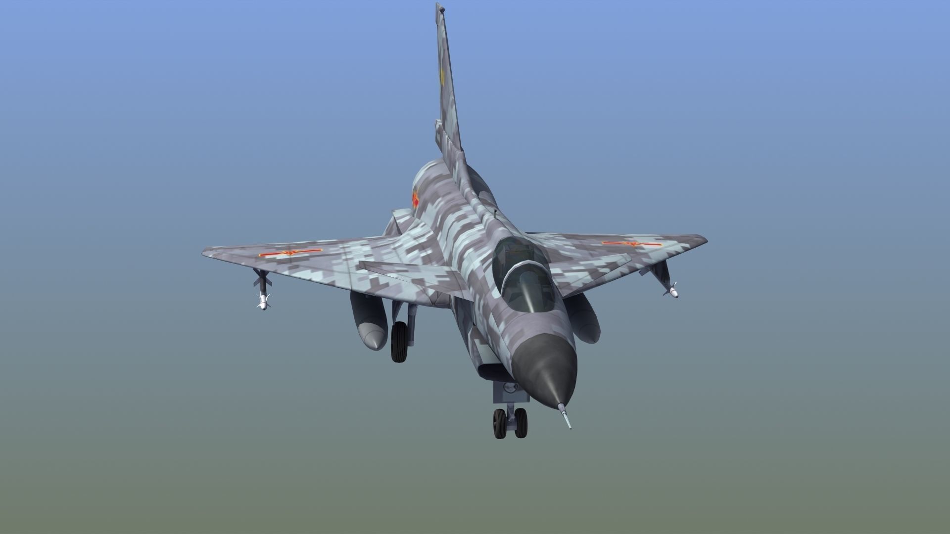Chengdu J-10 Firebird 3D model | CGTrader