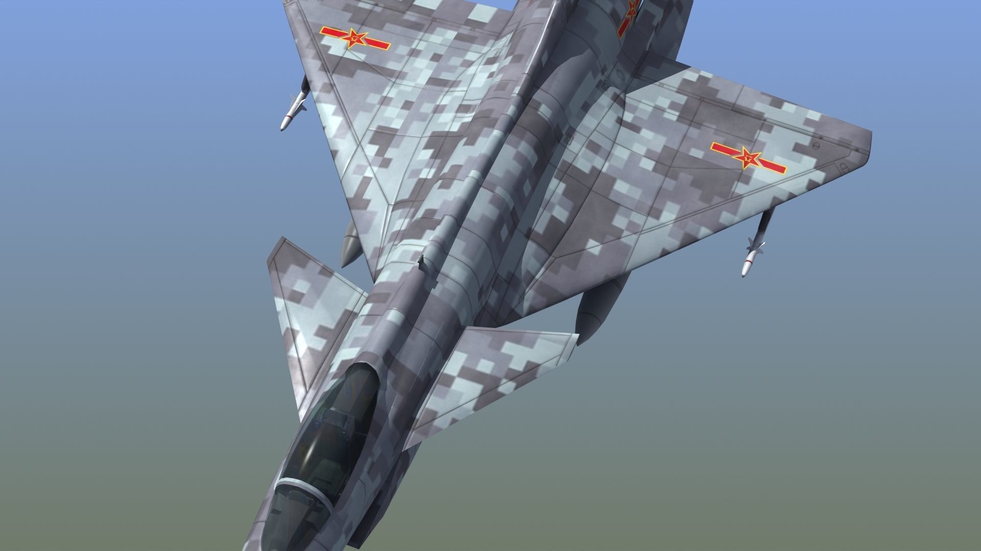 Chengdu J-10 Firebird 3D model | CGTrader