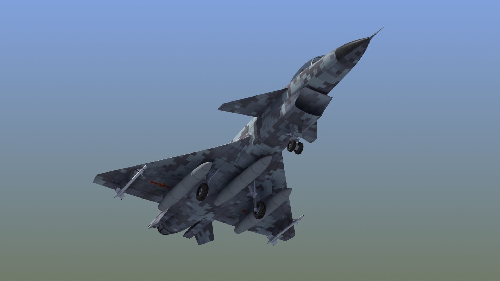 Chengdu J-10 Firebird 3D model | CGTrader