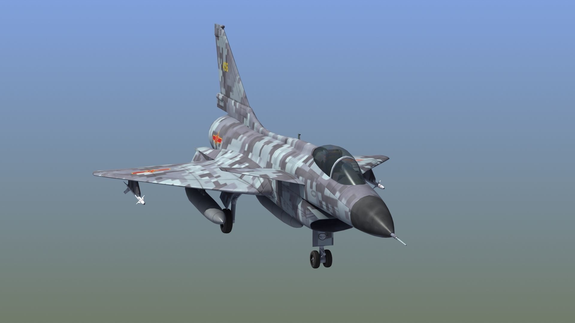 Chengdu J-10 Firebird 3D model | CGTrader