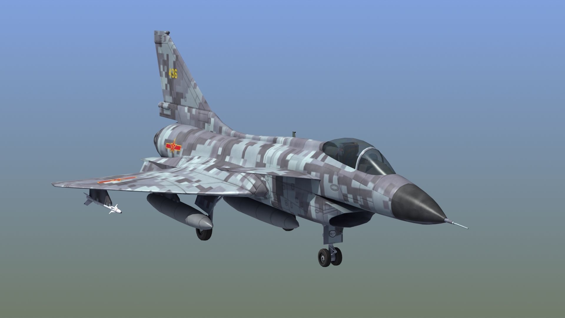 Chengdu J-10 Firebird 3D model | CGTrader