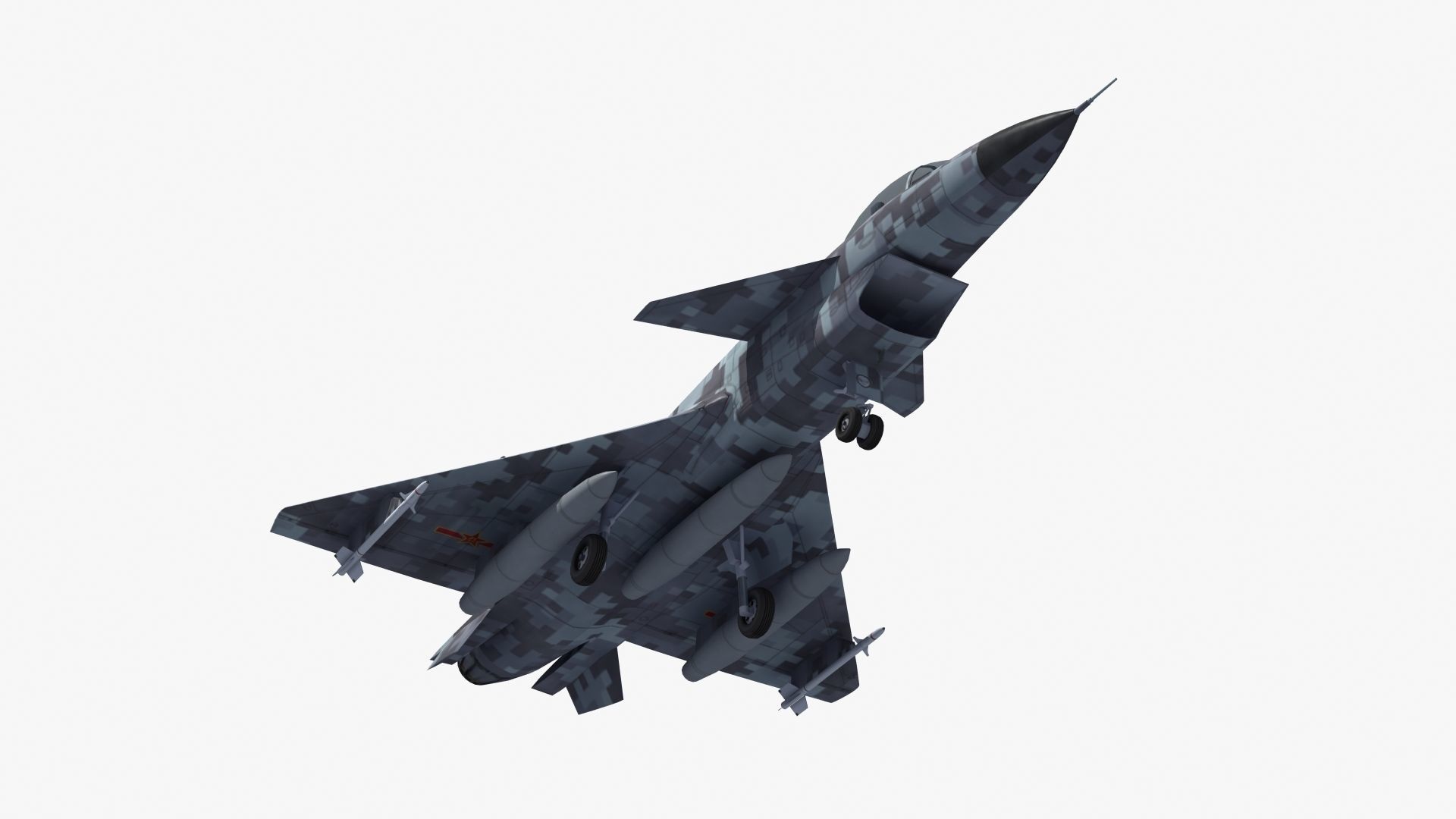 Chengdu J-10 Firebird 3D model | CGTrader