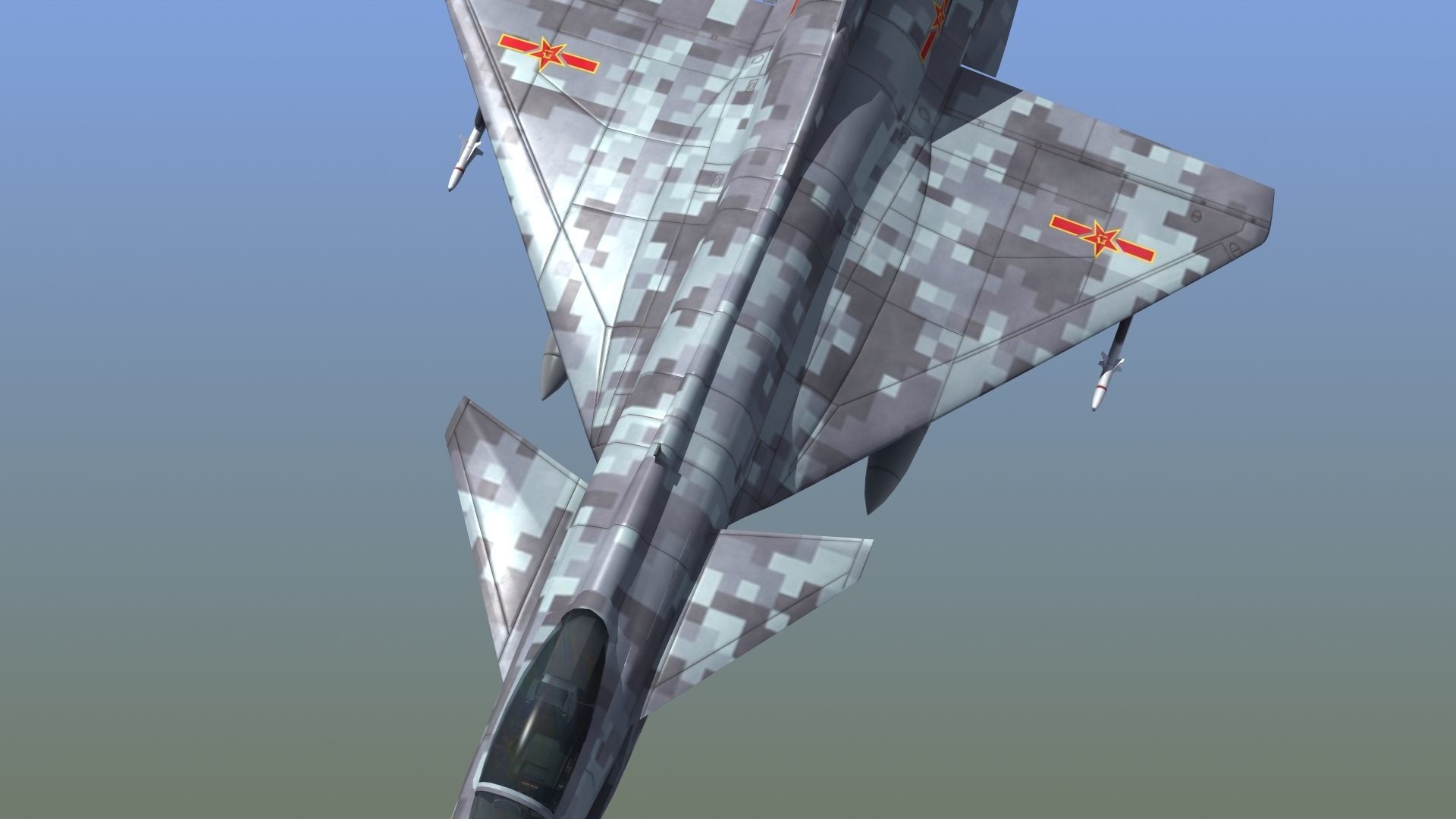 Chengdu J-10 Firebird 3D model | CGTrader