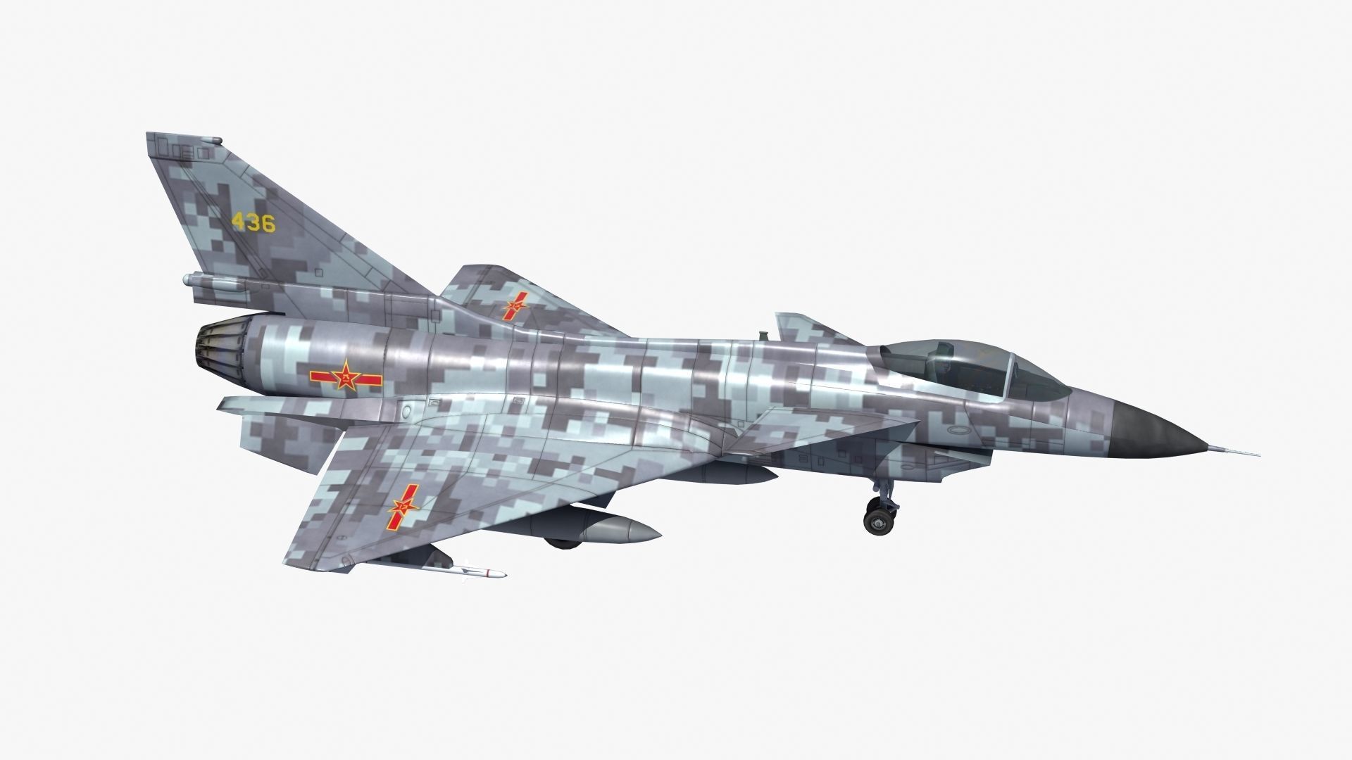 Chengdu J-10 Firebird 3D model | CGTrader