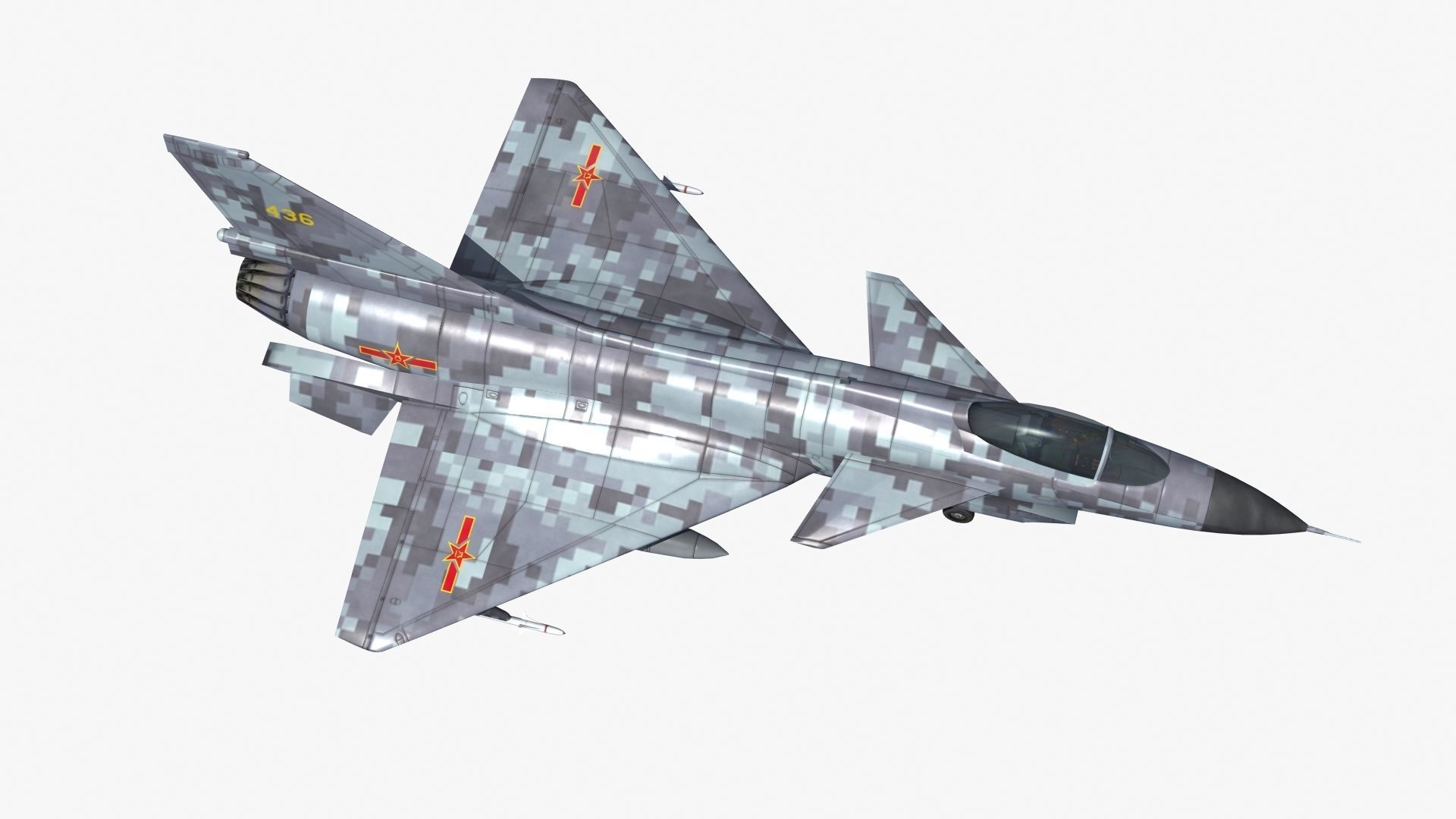 Chengdu J-10 Firebird 3D model | CGTrader