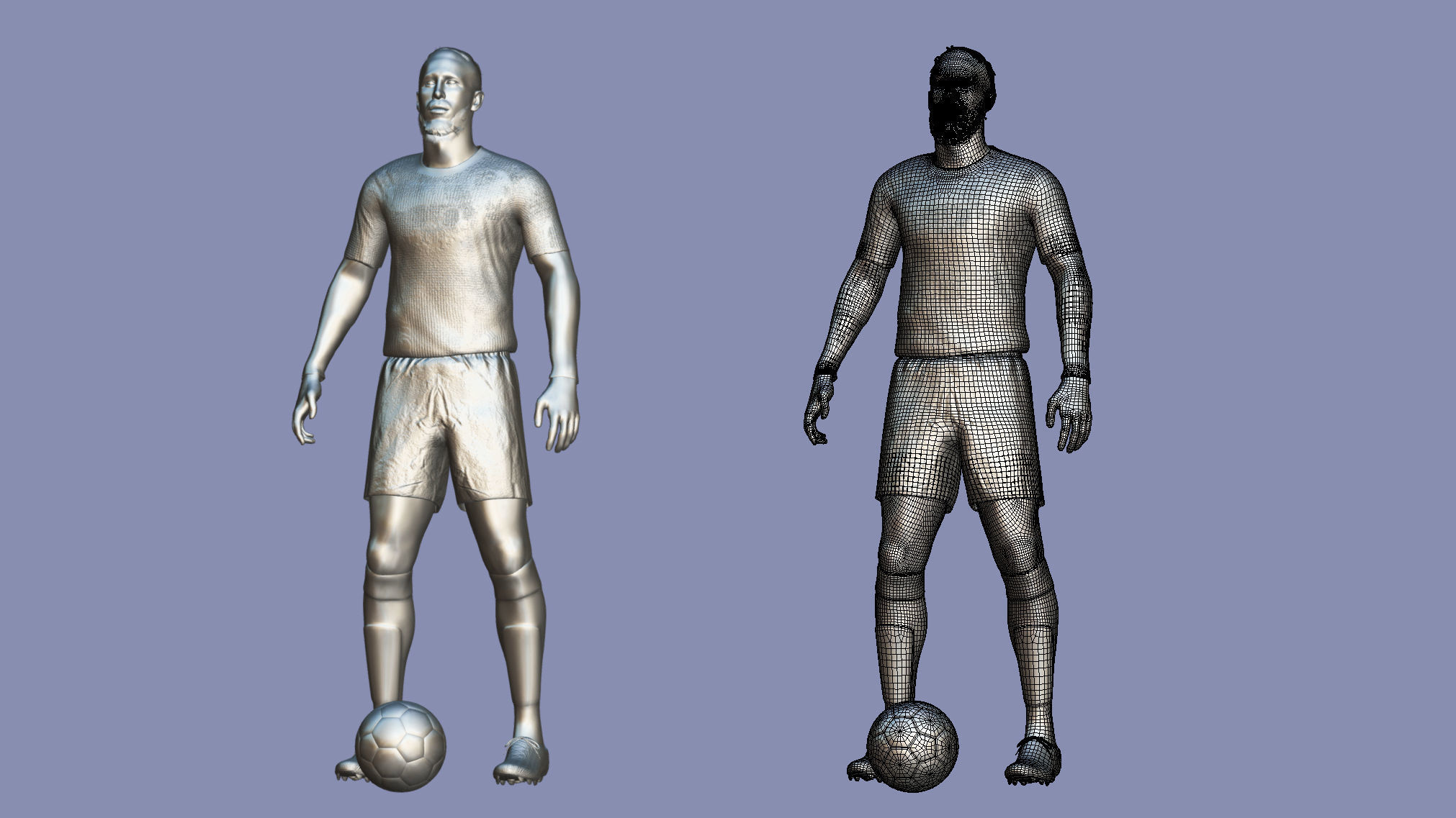 Sergio Ramos 3D model animated rigged | CGTrader