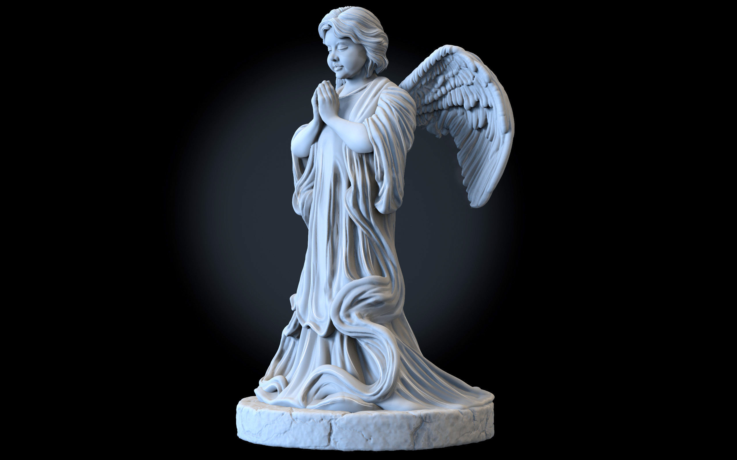 Archangel Guardian Angel 3D model 3D printable | CGTrader
