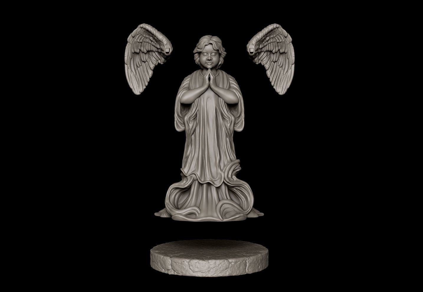 Archangel Guardian Angel 3D model 3D printable | CGTrader
