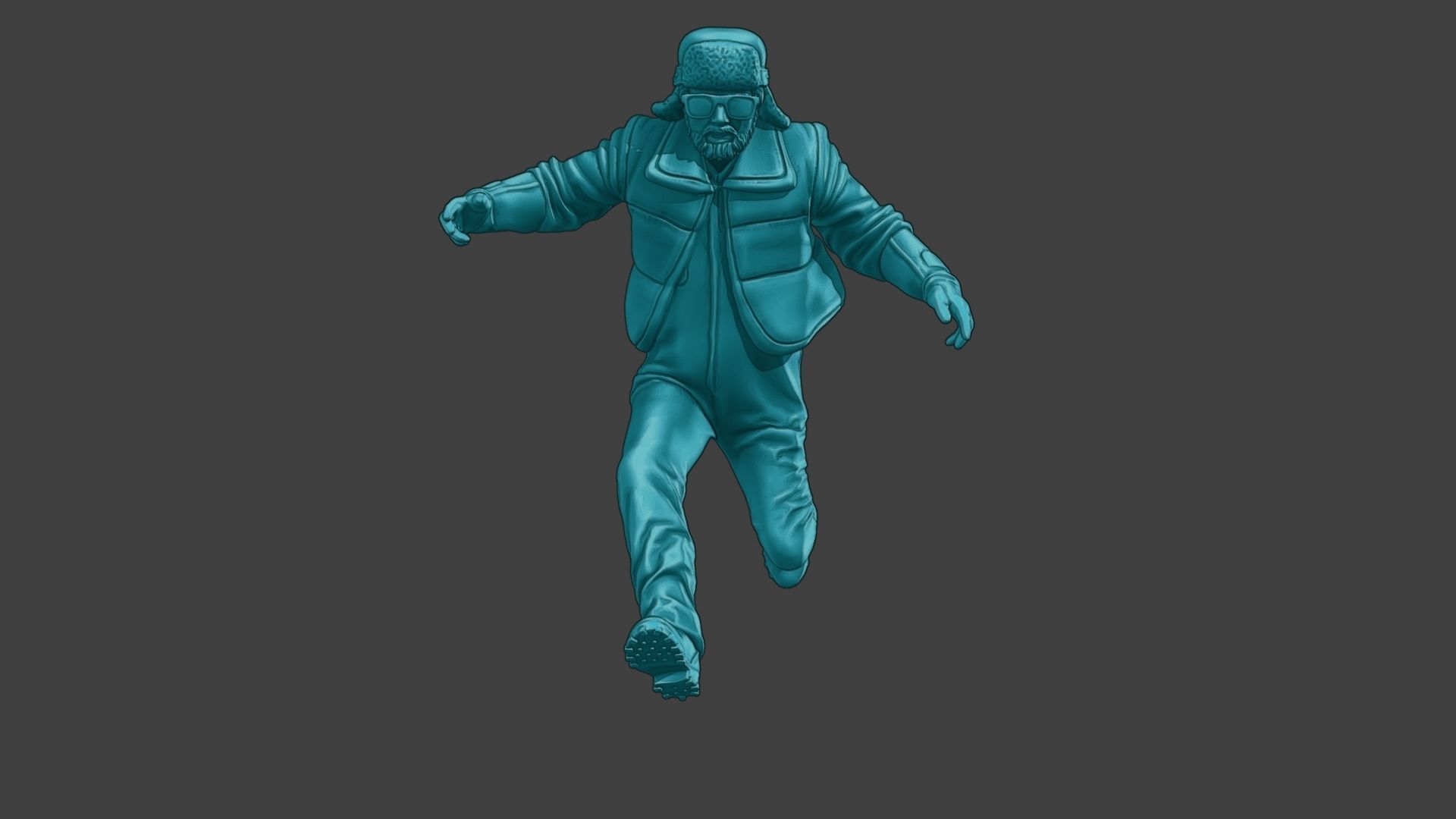 Actual Male Truck Driver AMTD 005 3D model 3D printable | CGTrader
