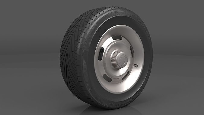 Realistic Wheel Tire 5 3D model | CGTrader