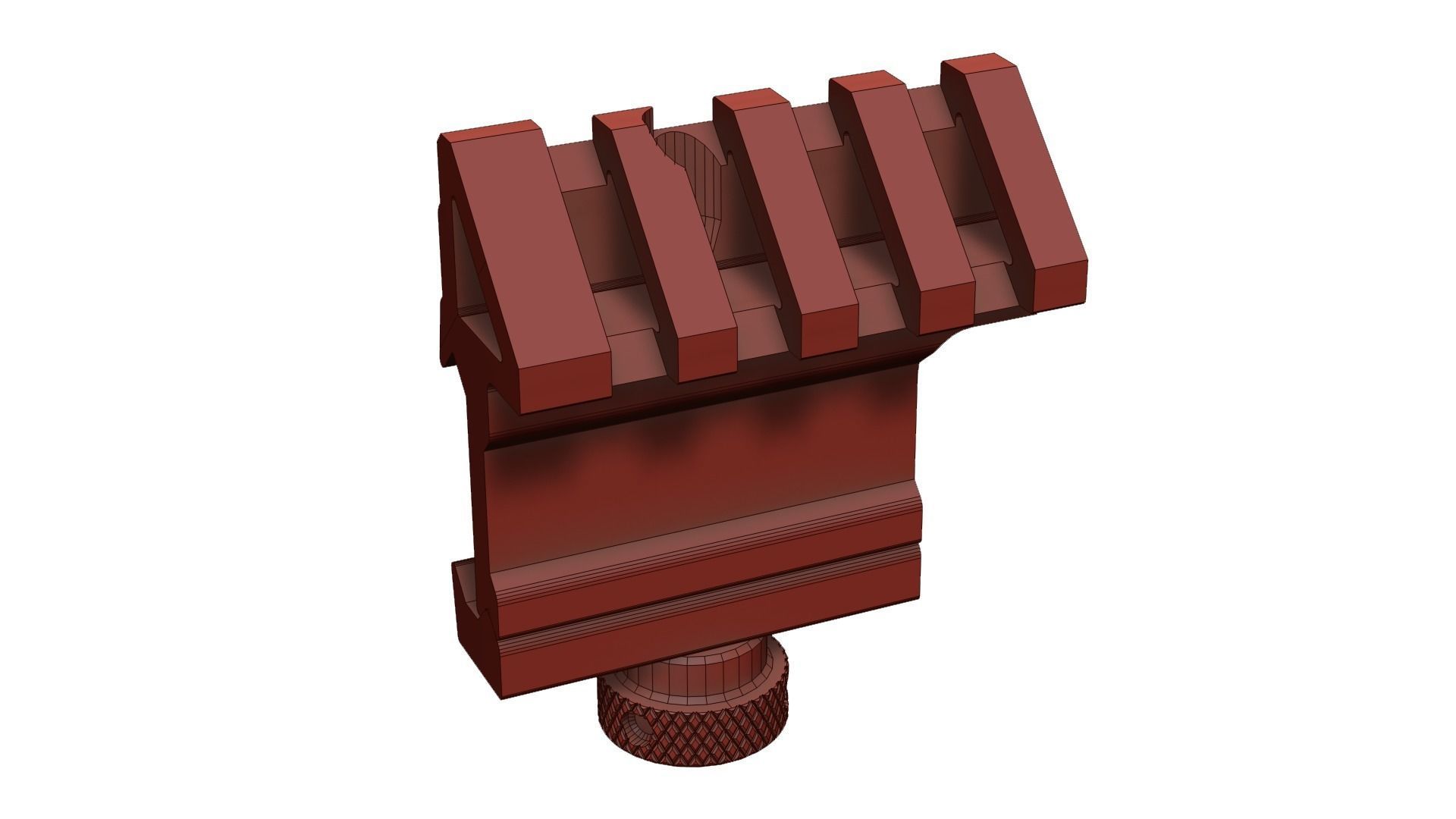 Picatinny Adapter 45 deg 3D model | CGTrader