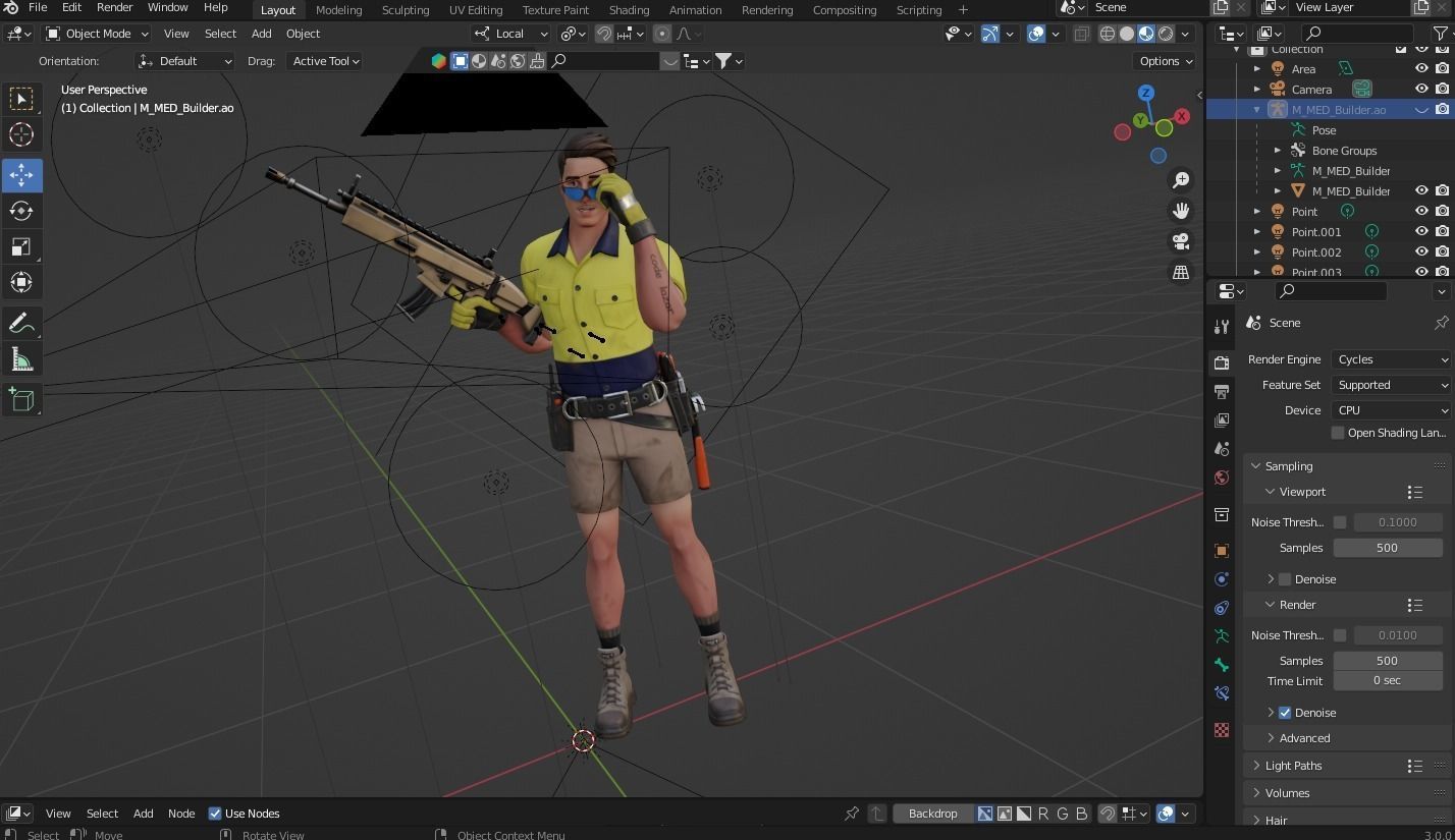 3D model Fortnite Character Lazarbeam VR / AR / low-poly | CGTrader