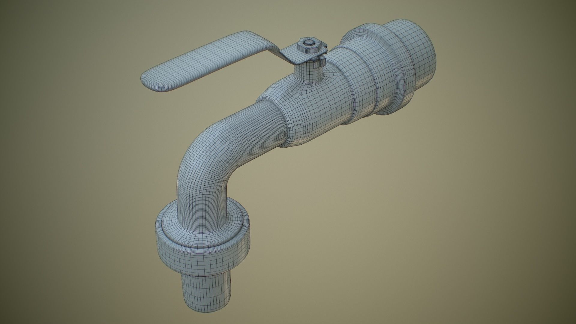 Garden Tap 3D model | CGTrader