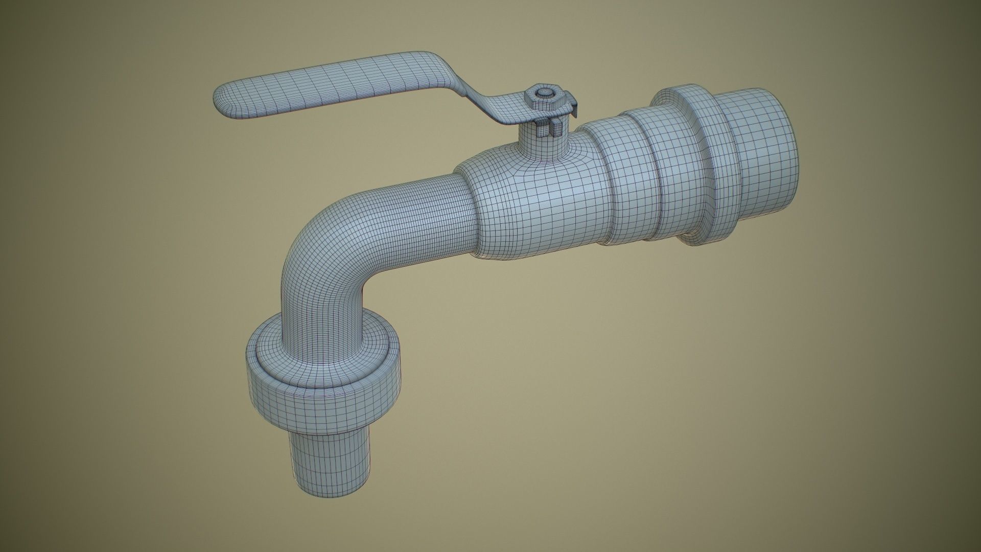 Garden Tap 3D model | CGTrader
