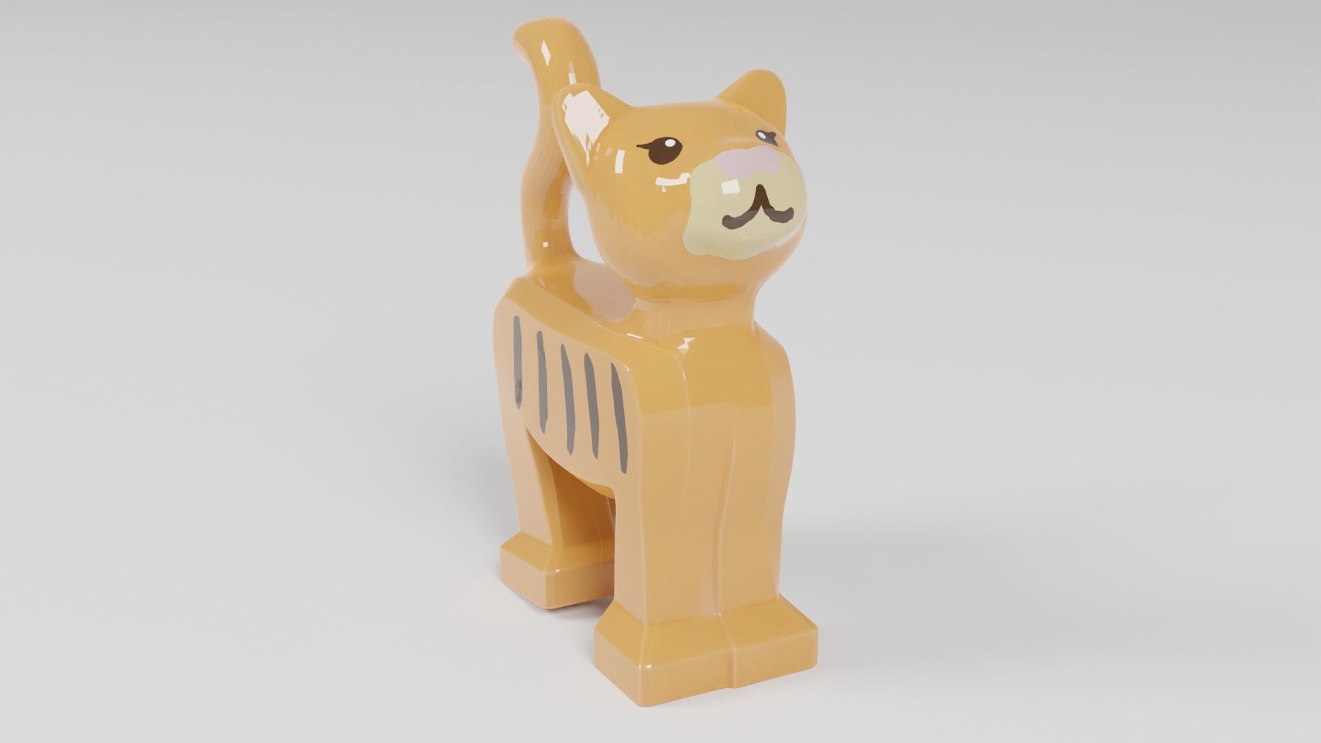 Lego Cat 3D model | CGTrader
