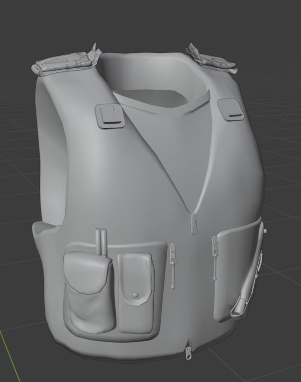 3D model British Police Vest VR / AR / low-poly | CGTrader