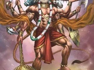 Five Faced Divine Monkey - Hanuman 3D model animated rigged | CGTrader