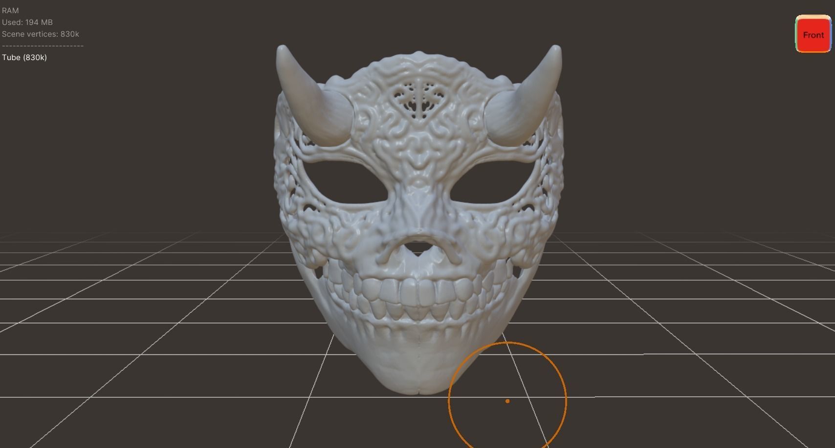 Masquerade mask 3D model 3D printable | CGTrader