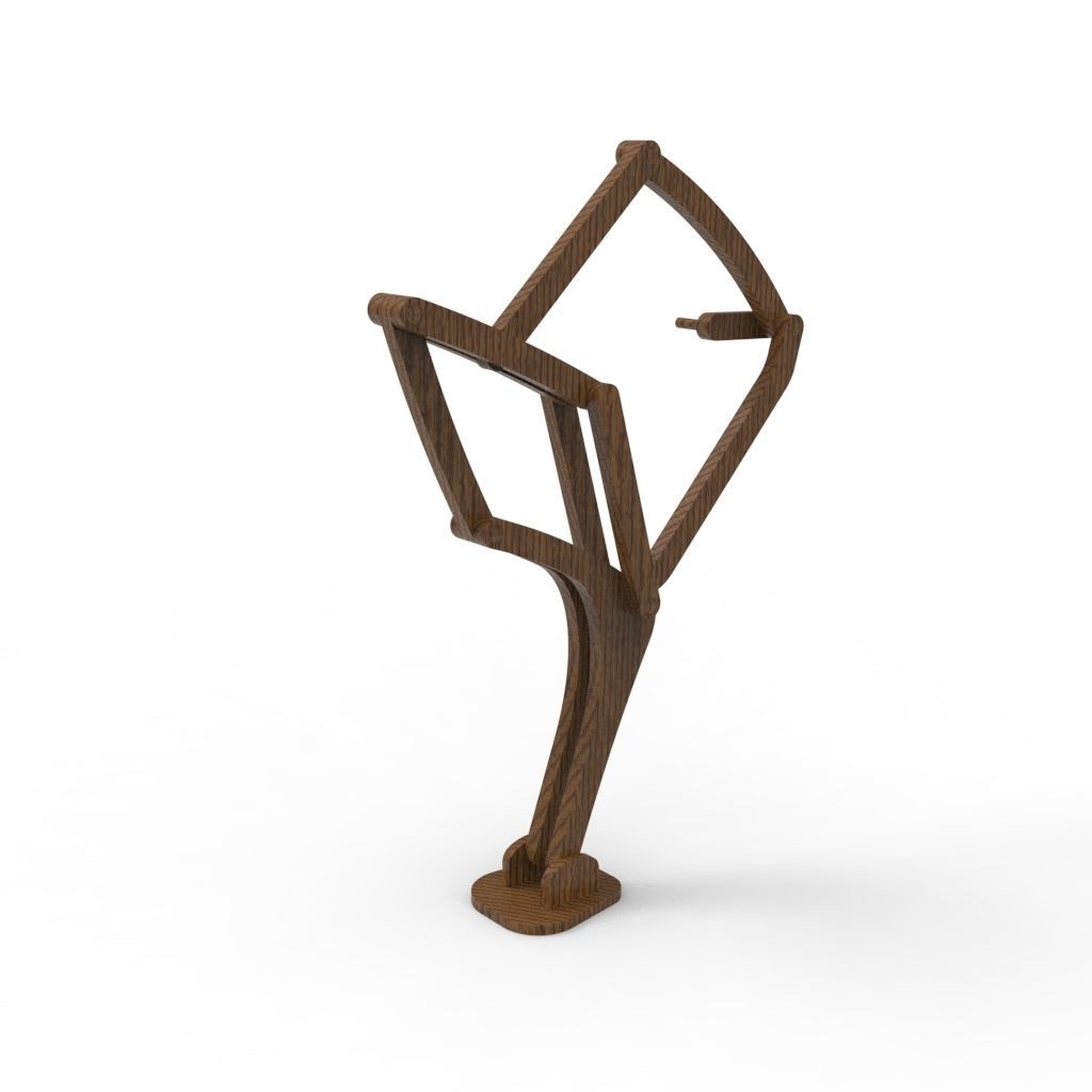 Walking leg mechanism referred to Jensen mechanism free 3D model | CGTrader