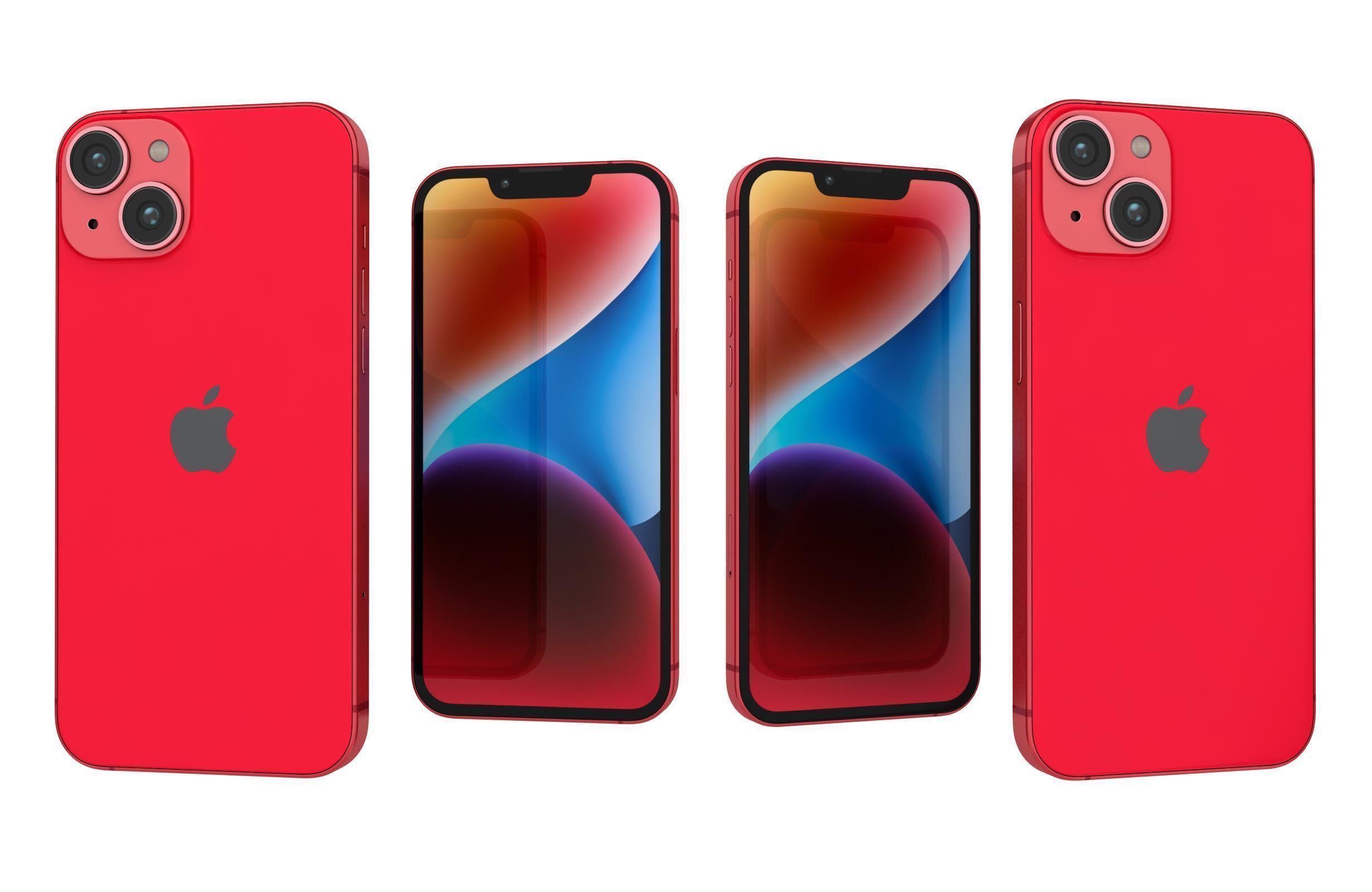 Apple iPhone 14 All Colors 3D model | CGTrader