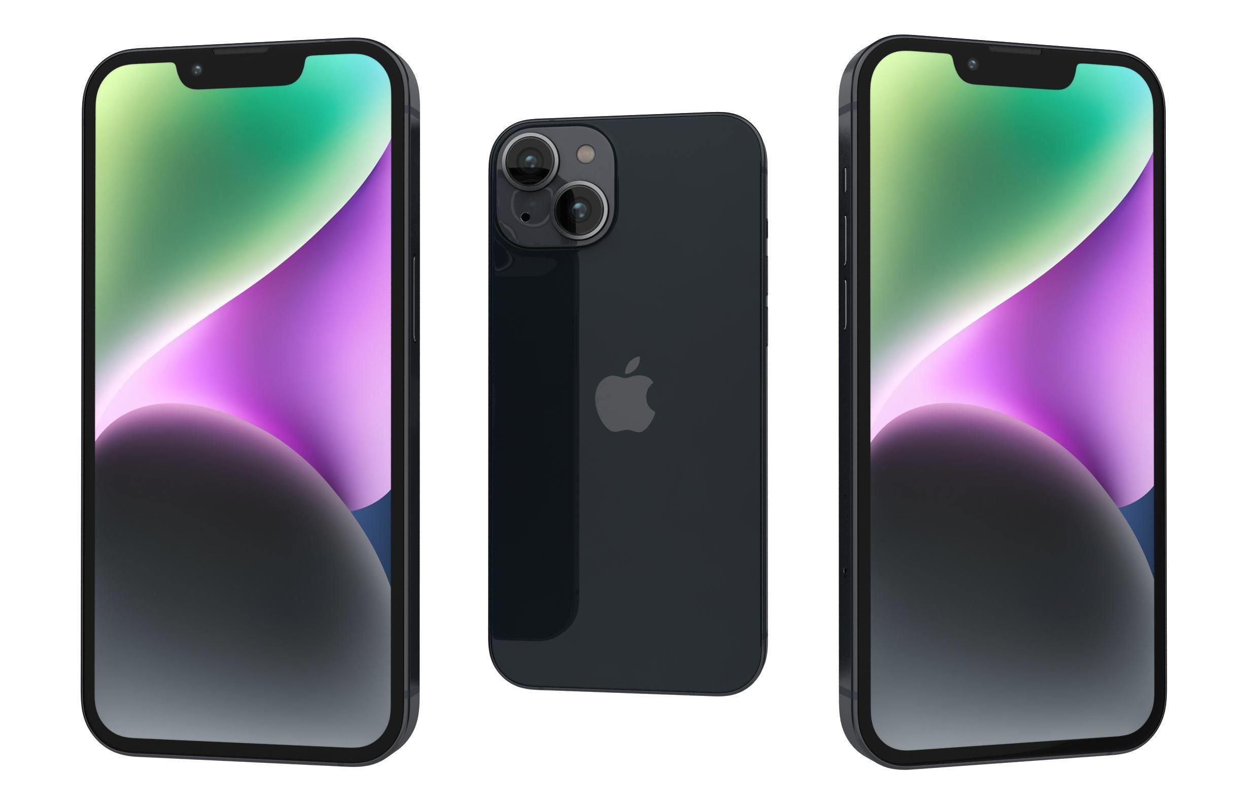 Apple iPhone 14 All Colors 3D model | CGTrader