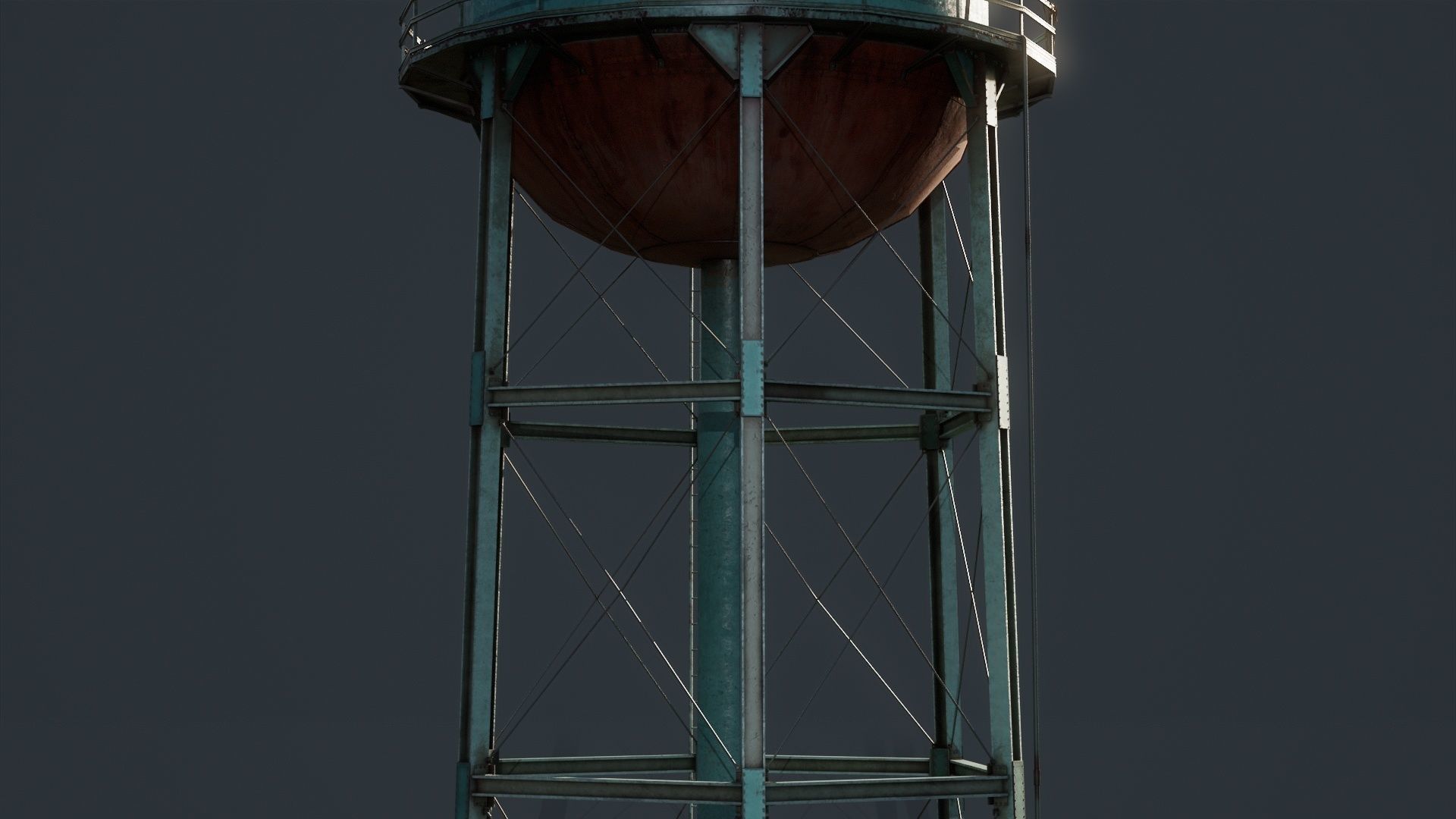 3D model Water Tank Tower Reservoir VR / AR / low-poly | CGTrader