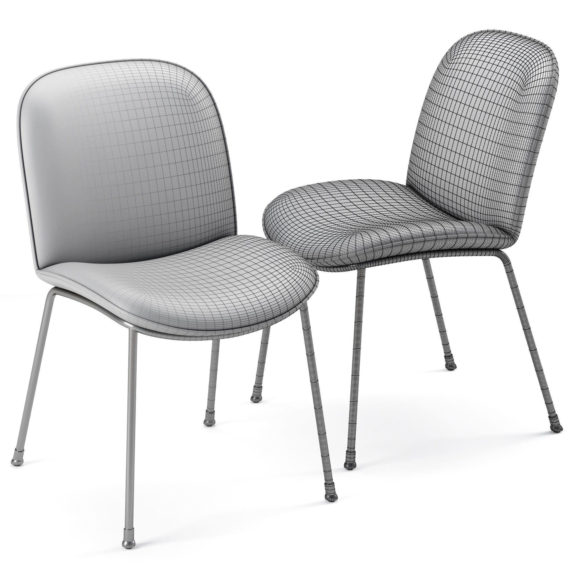 Tina seating chairs Cattelan Italia 3D model | CGTrader