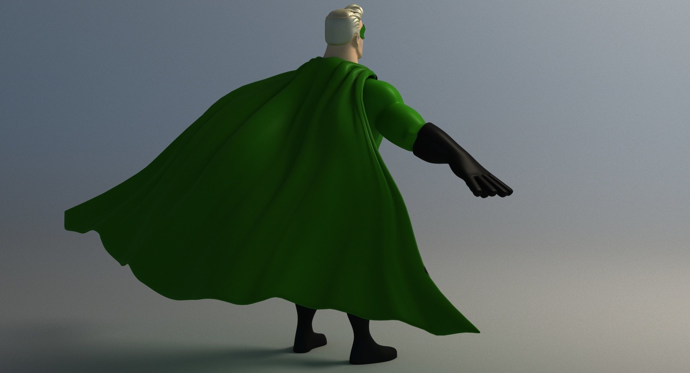 3D model Cartoon Superhero Male Character VR / AR / low-poly | CGTrader