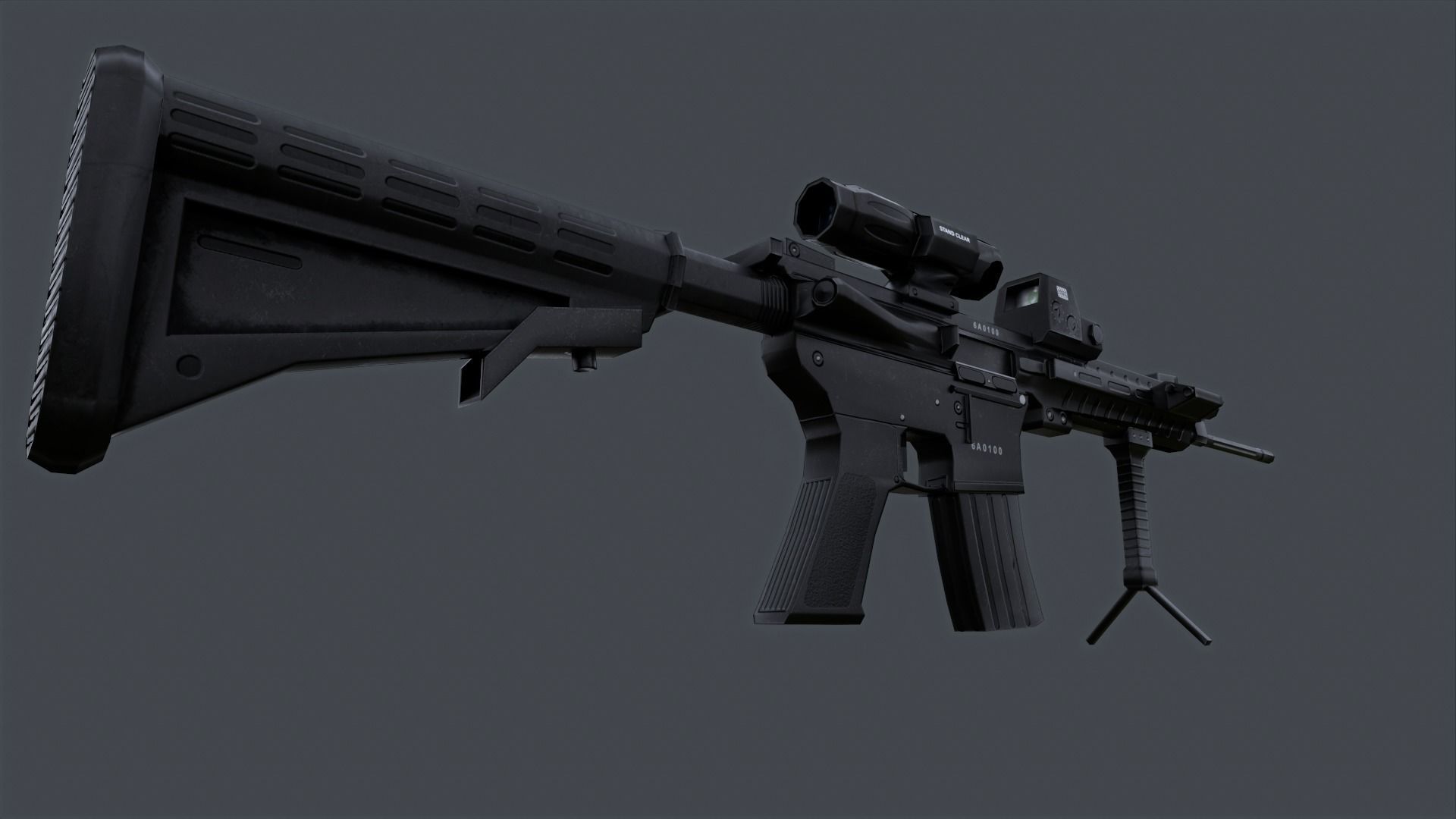 3D model Masaf Iranian Assault Rifle VR / AR / low-poly | CGTrader