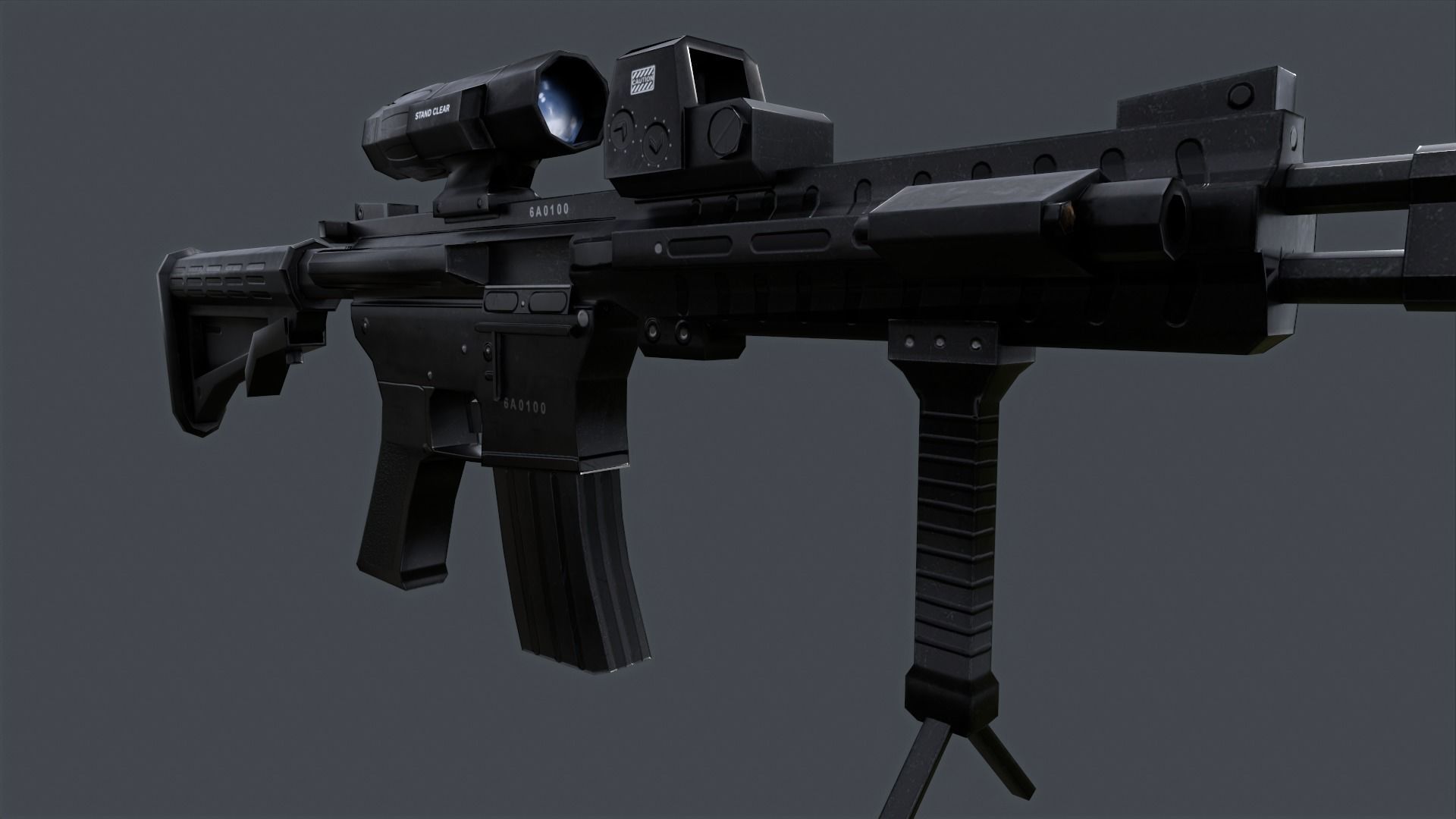 3D model Masaf Iranian Assault Rifle VR / AR / low-poly | CGTrader