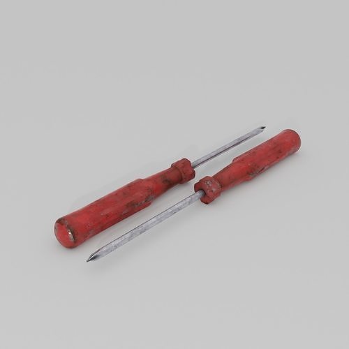 Screwdriver cylinder - cylinder 3D model | CGTrader
