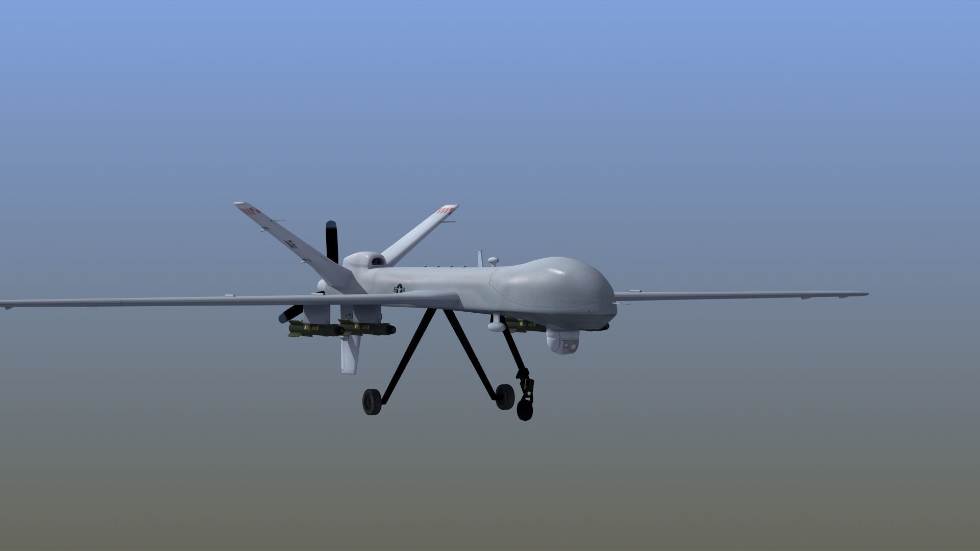 MQ-9 Reaper UAV 3D model | CGTrader